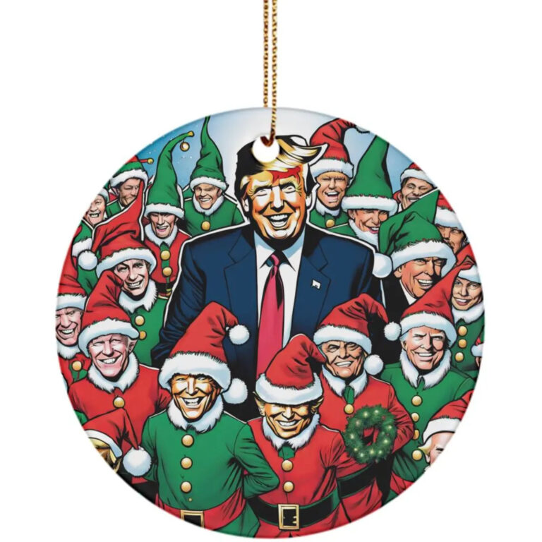 Donald Trump Christmas Ornament
